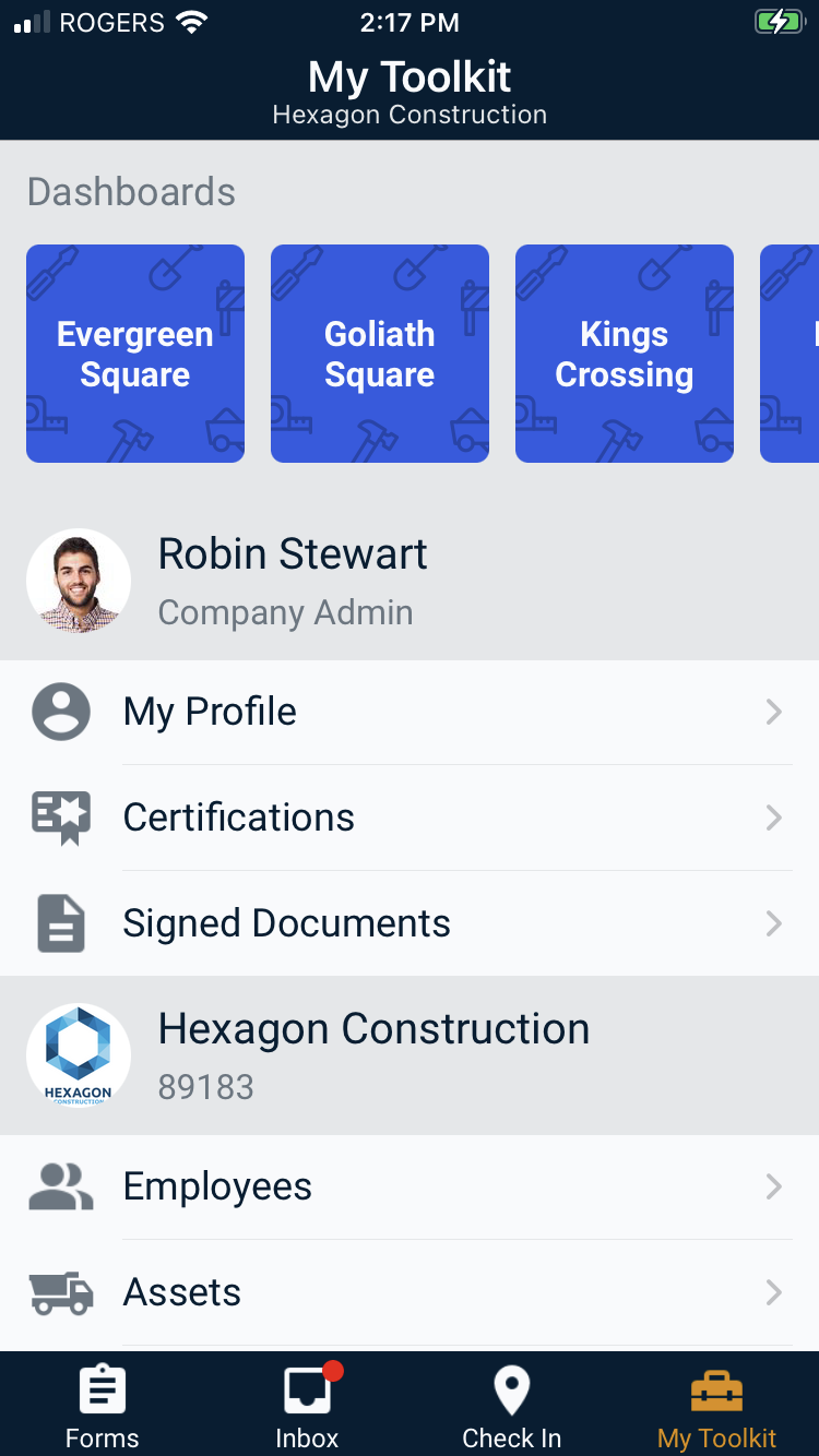 My Toolkit overview – SALUS