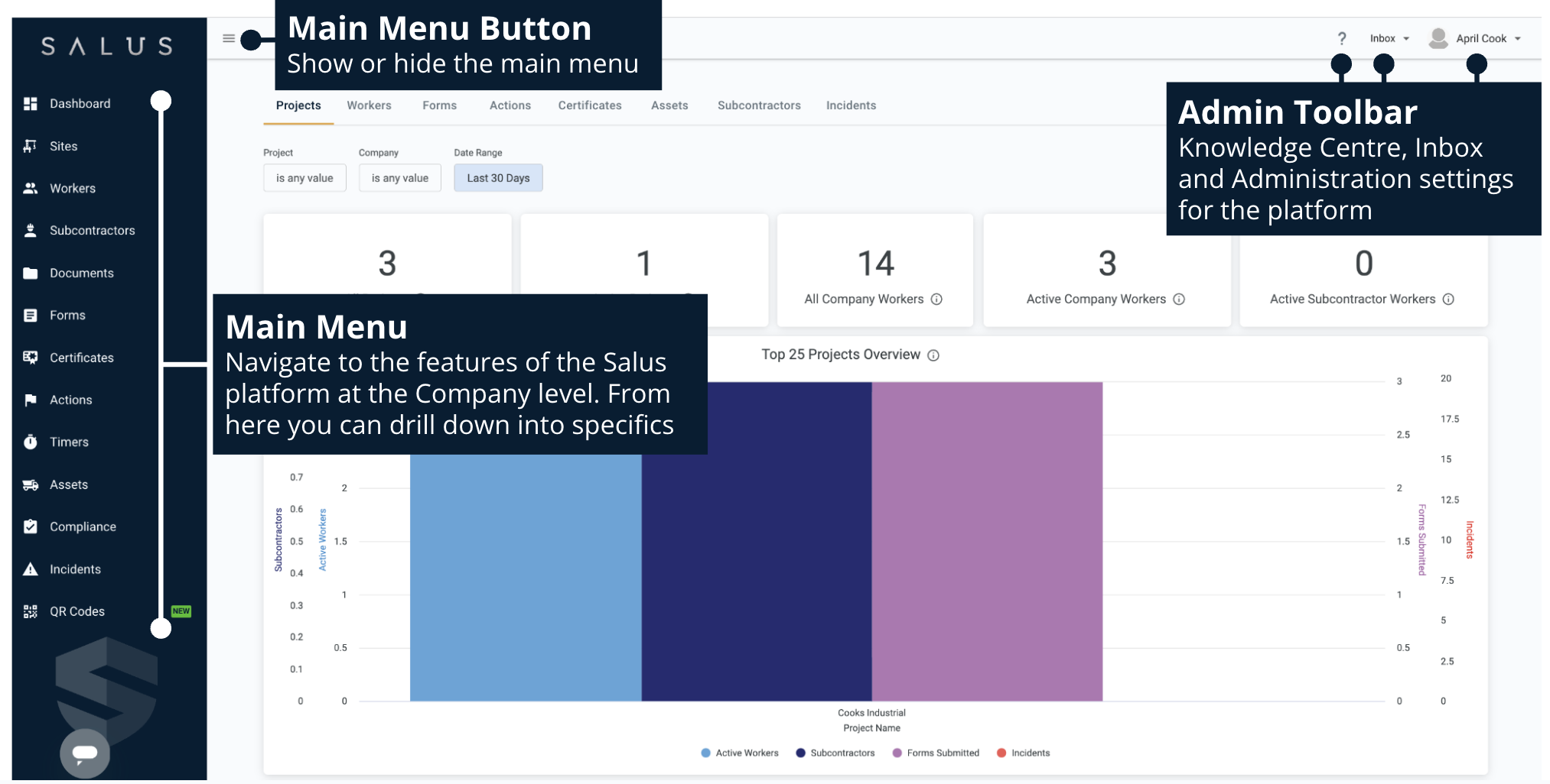 The Desktop Interface – SALUS