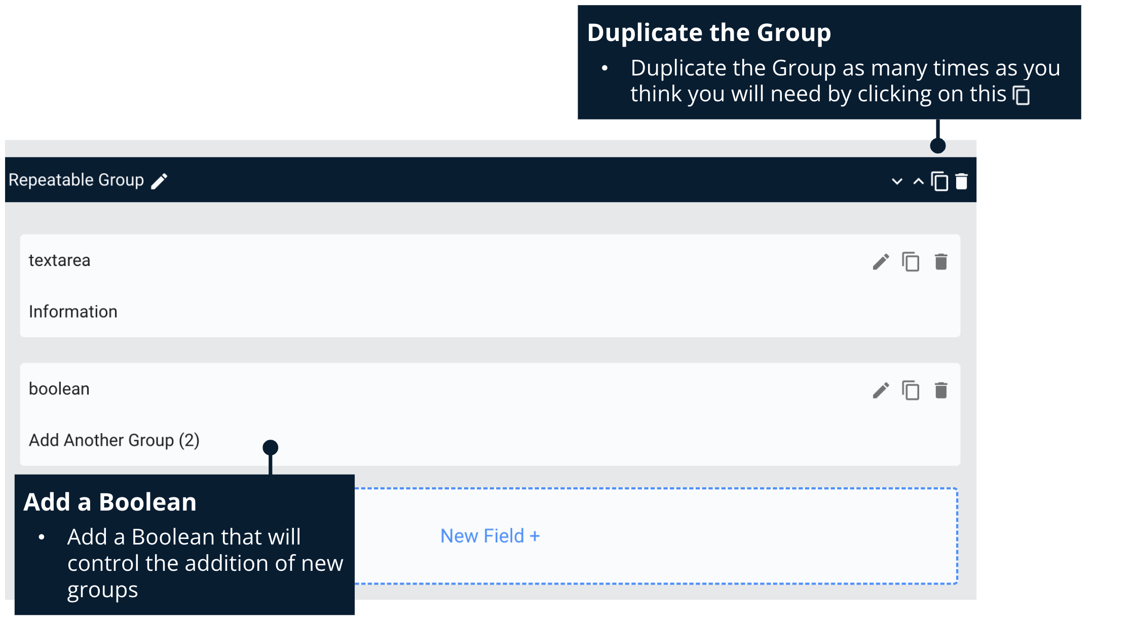 Form Builder - Repeatable Groups with Logic – SALUS