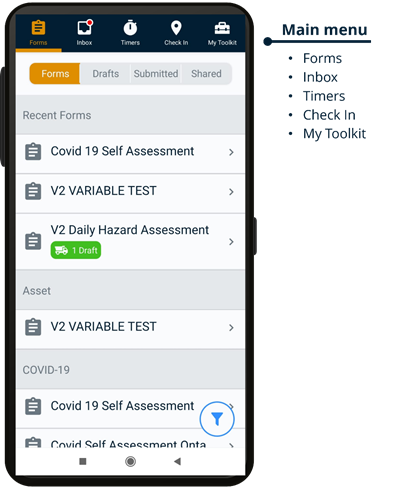 The Mobile Interface – SALUS