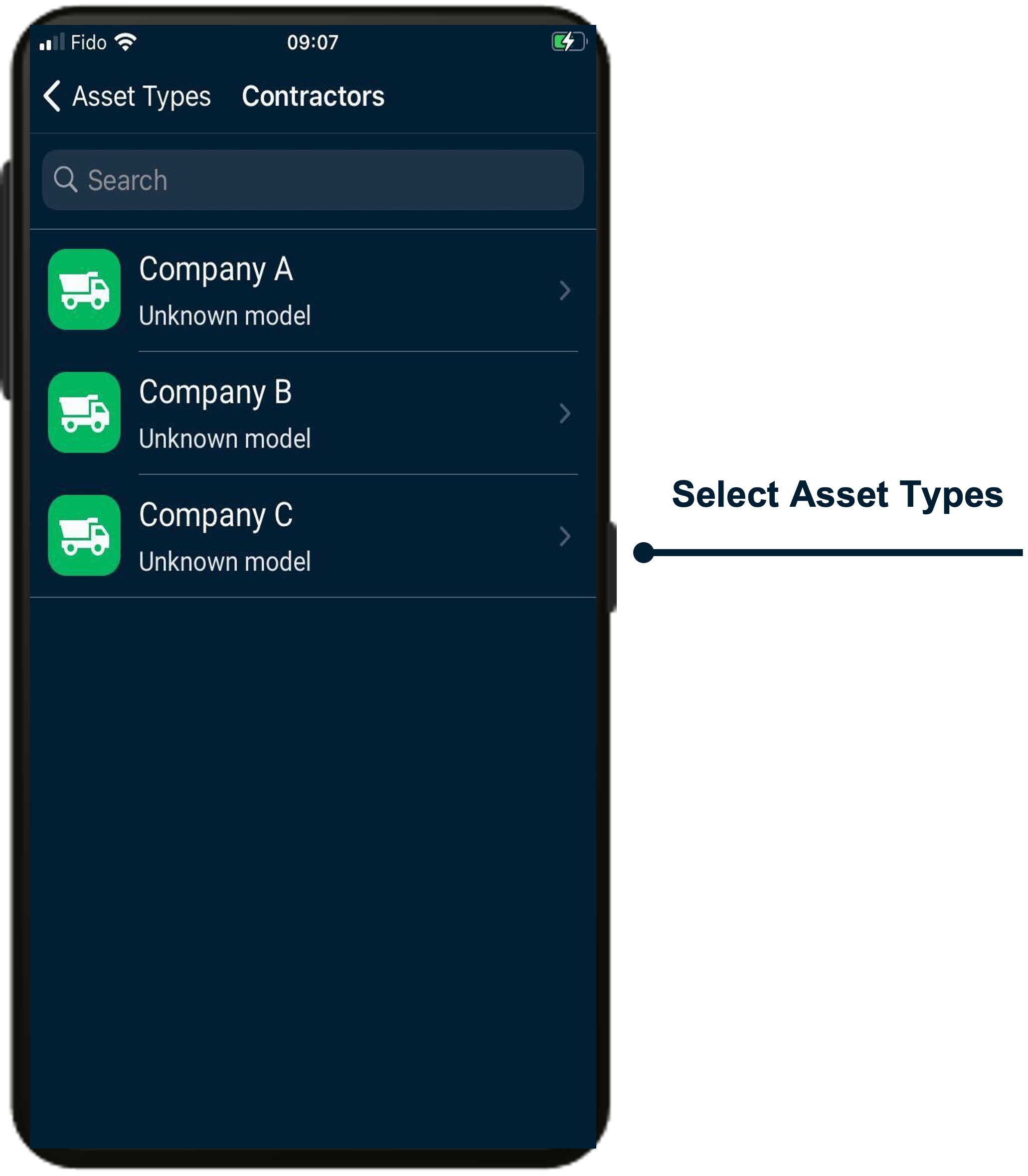 View asset profiles – SALUS