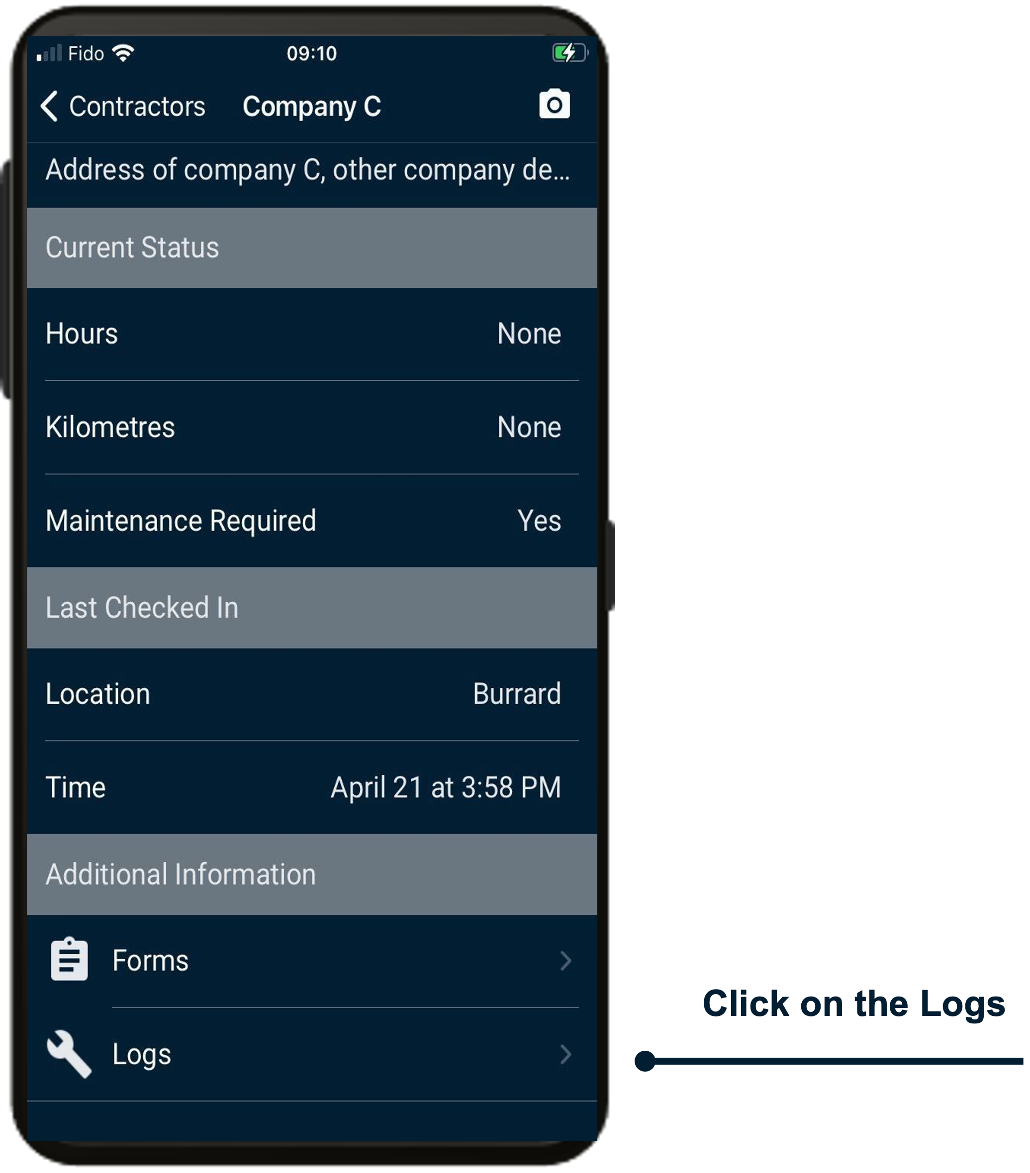 View & create log entries – SALUS