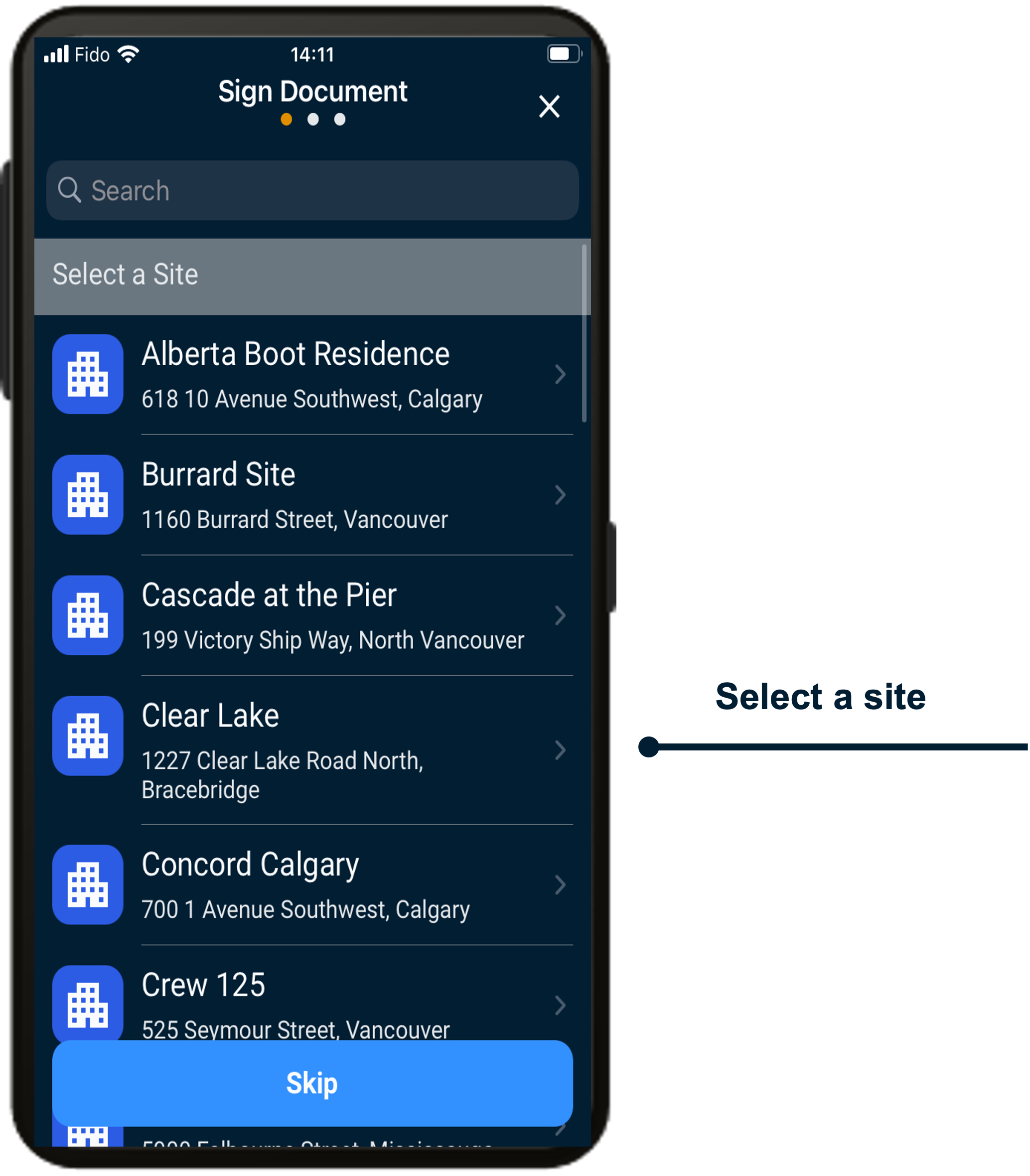 Sign Documents – SALUS