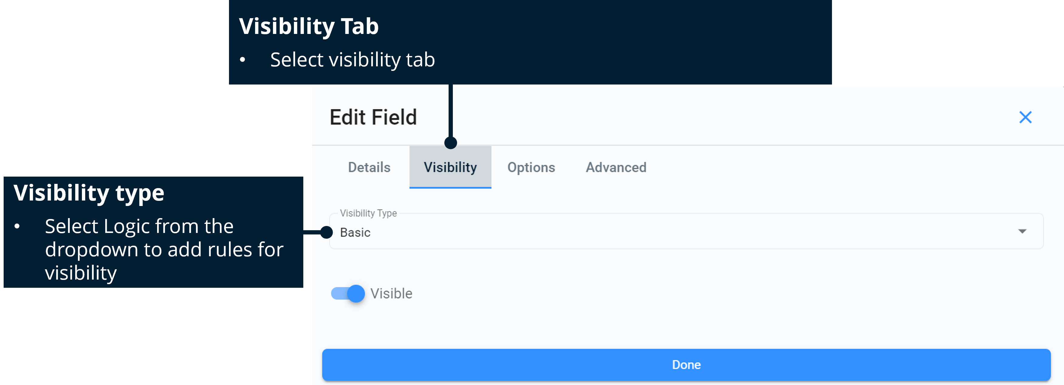 Form Builder - Visibility Logic – SALUS