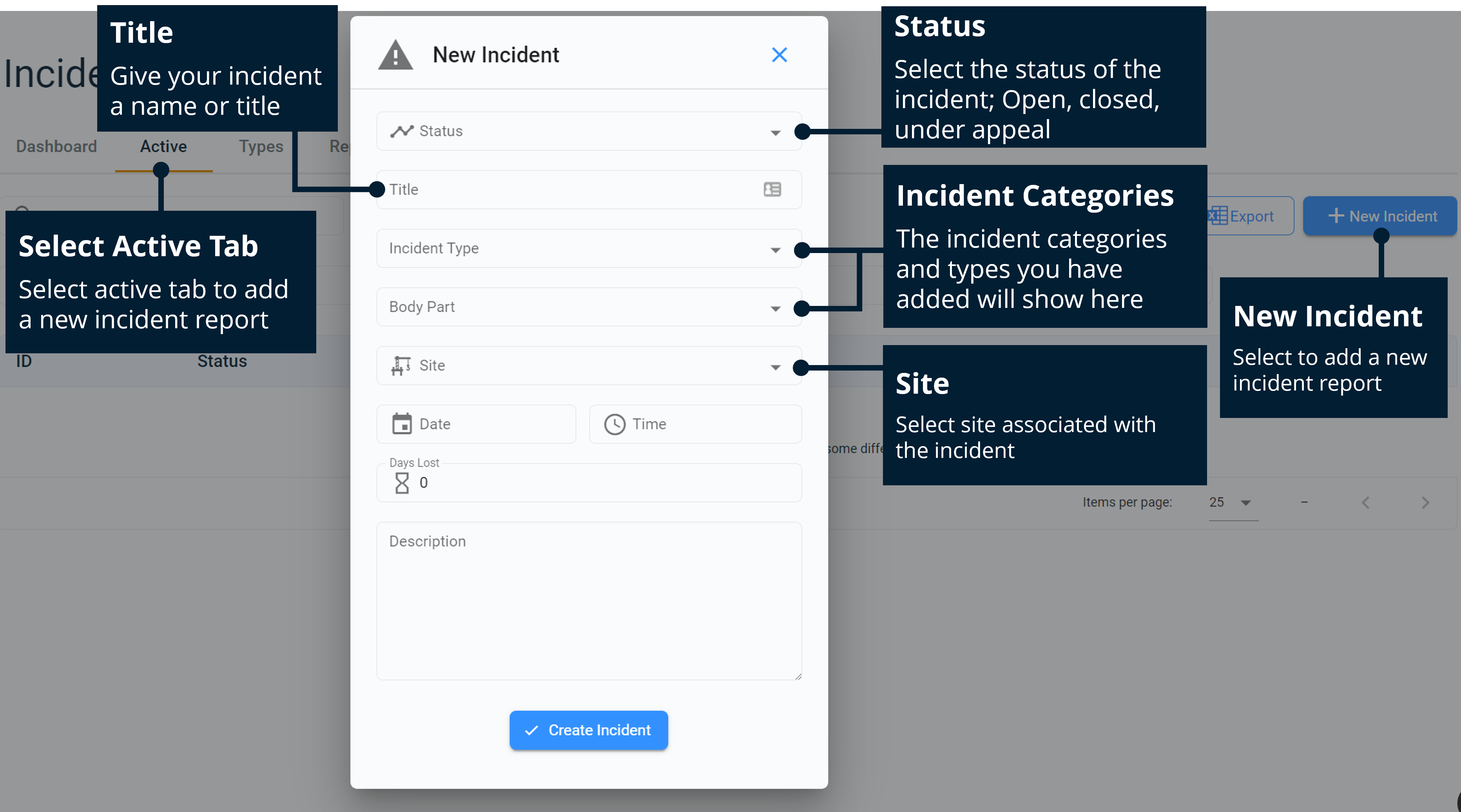 Incidents Overview – SALUS