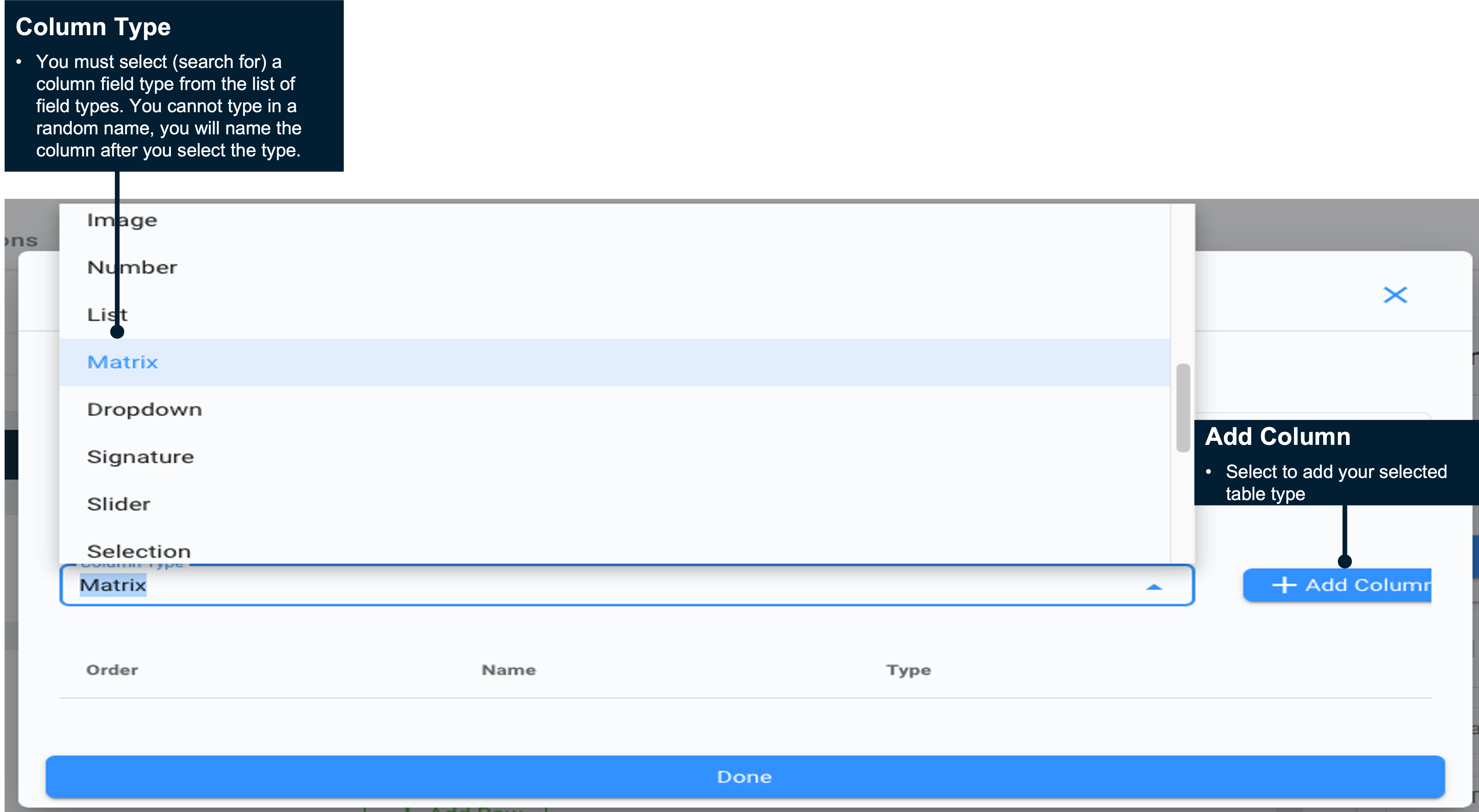 Form builder - Matrix – SALUS