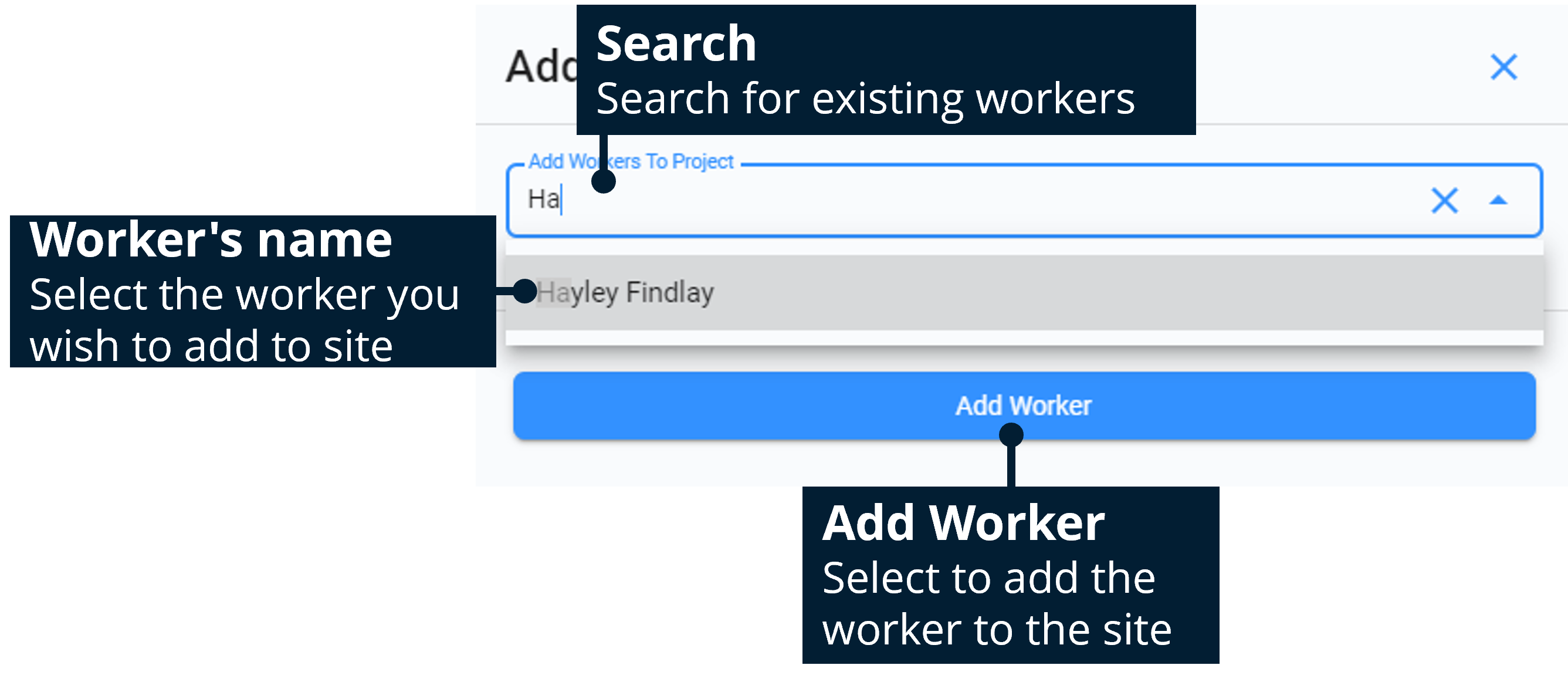 Viewing & Managing Subcontractor Workers – SALUS